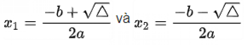 Giải phương trình bậc 2 Lớp 7, Lớp 9, Lớp 10 bằng Delta, Delta phẩy