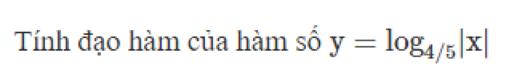 Đạo hàm log X ? Bảng đạo hàm logarit đầy đủ chi tiết kèm Bài Tập