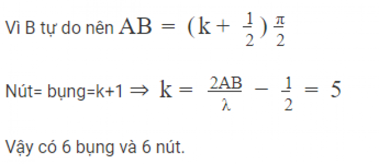 Sóng dừng là gì ? Điều kiện để có dòng dừng ? Tính chất và bài tập vận dụng